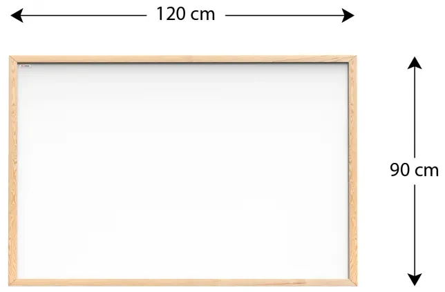 Magnetická tabule 120 x 90 ALLboards NATURAL TM129D | BIANO