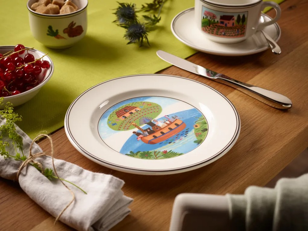 Villeroy&Boch Villeroy & Boch Design Naif snídaňový talíř Noemova archa, průměr 20,9 cm