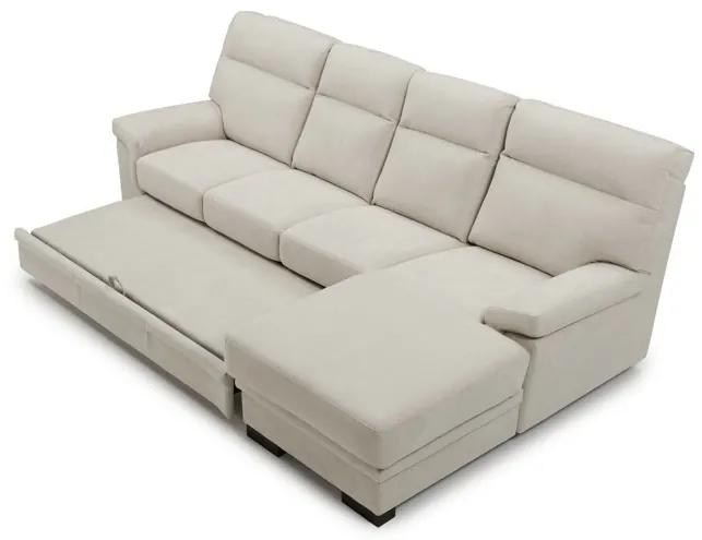 Pregio Italia sofa&relax Polohovací pohovka Dany Provedení: 3 místná + lehátko, Vzorník látek: tekno fibra 02 linen