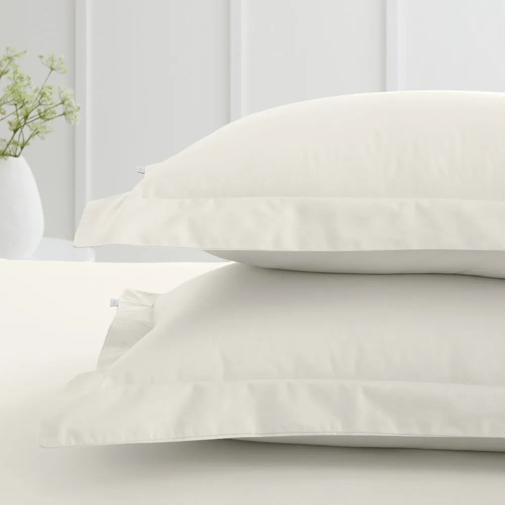 Povlaky na polštáře v sadě 2 ks z bavlněného perkálu 50x75 cm Cotton Percale – Bianca