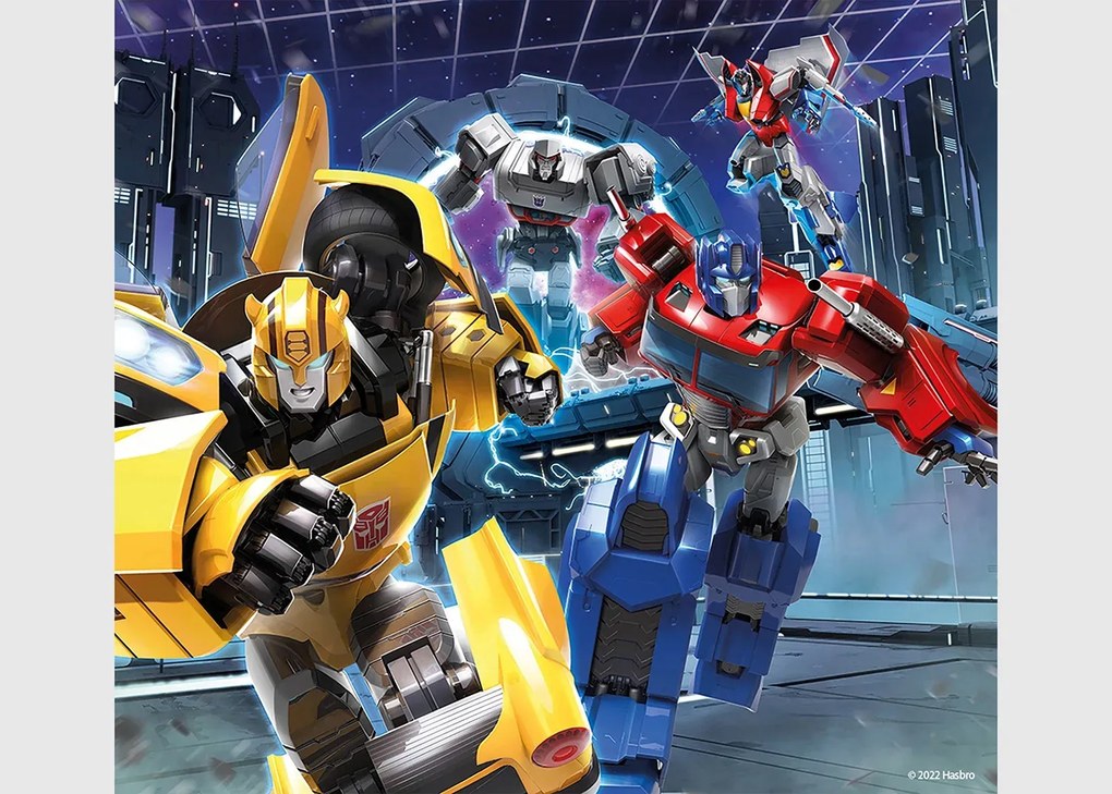 Dětská vliesová fototapeta na zed' Transformers | 300 x 270 cm | DDTD4P7805