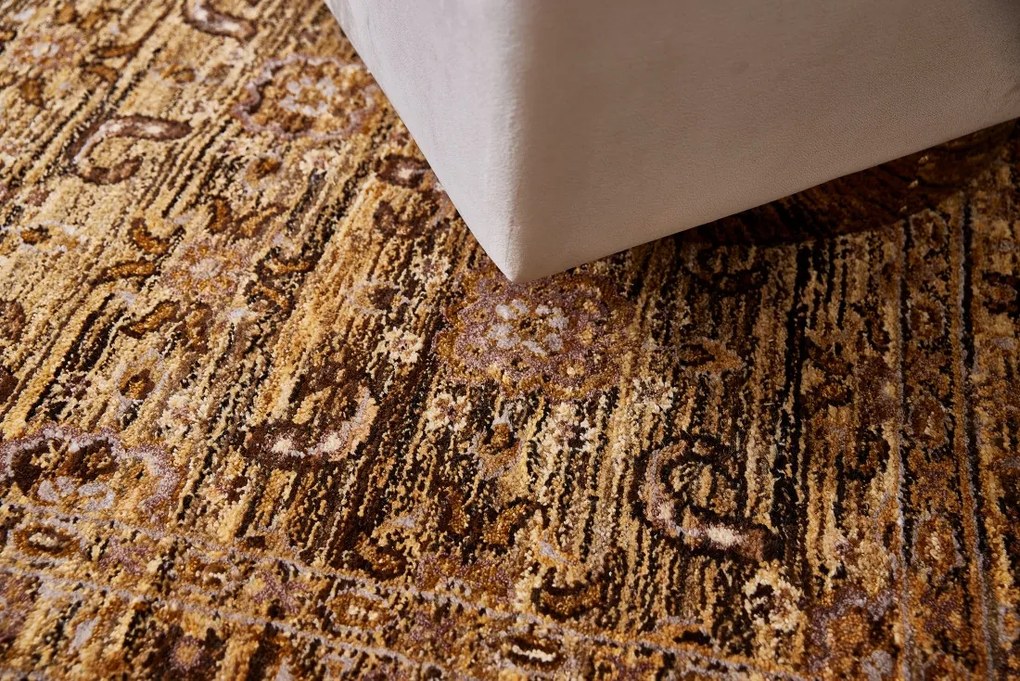 Diamond Carpets India, Ručně vázaný kusový koberec Babylon DESP HK20 Camel Mix, 240x300, hnědá, ložnice