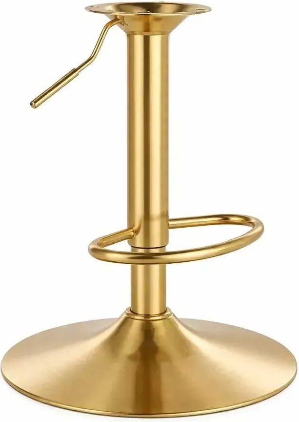 LuxuryForm DESIGN Podstava pro barové židle - zlatý talíř - set