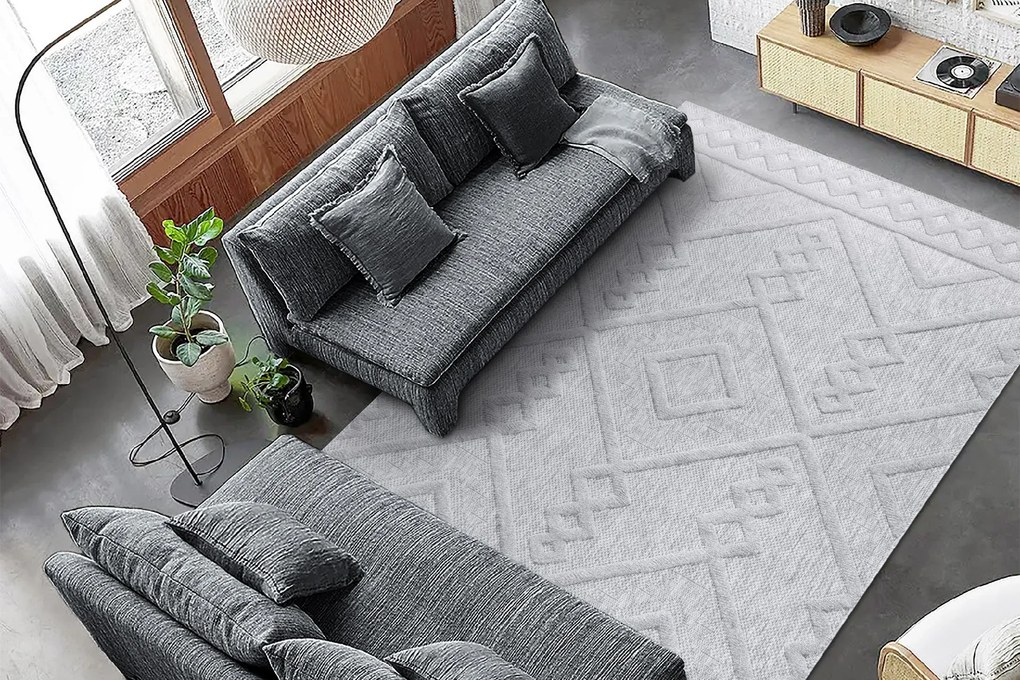CONCEPTUM HYPNOSE Koberec SILVA šedý 80x150cm 961ELT1953