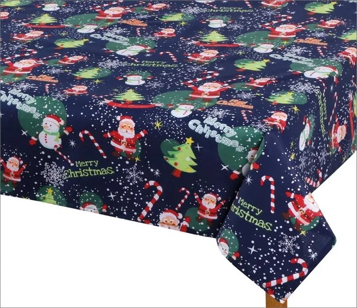 Bellatex Ubrus  VÁNOCE Vánoční motiv modrá