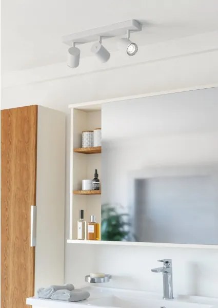 Eglo 901963 - Koupelnové bodové svítidlo CONSUMA 3xGU10/5W/230V IP44 bílá