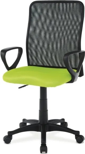 Sconto Kancelářská židle FRESH zelená/černá