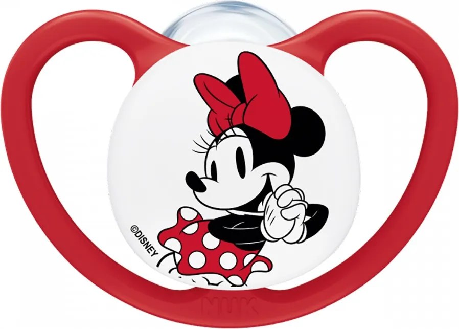 Dudlík NUK Perfect Match Air Disney Mickey Mouse 0-6 měsíců red, vel. 0-6 m