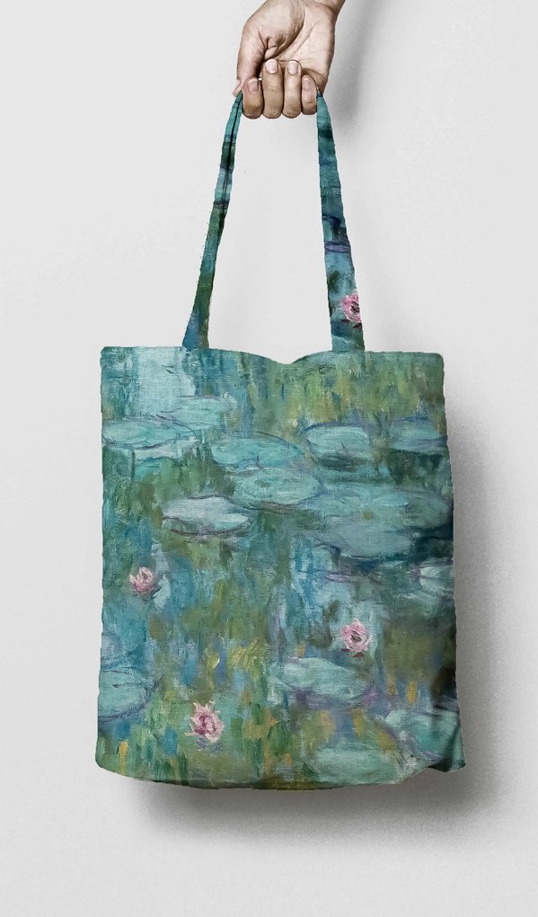 Lenbutik Taška Claude Monet Lekniny 1915/ Water lilies 1915