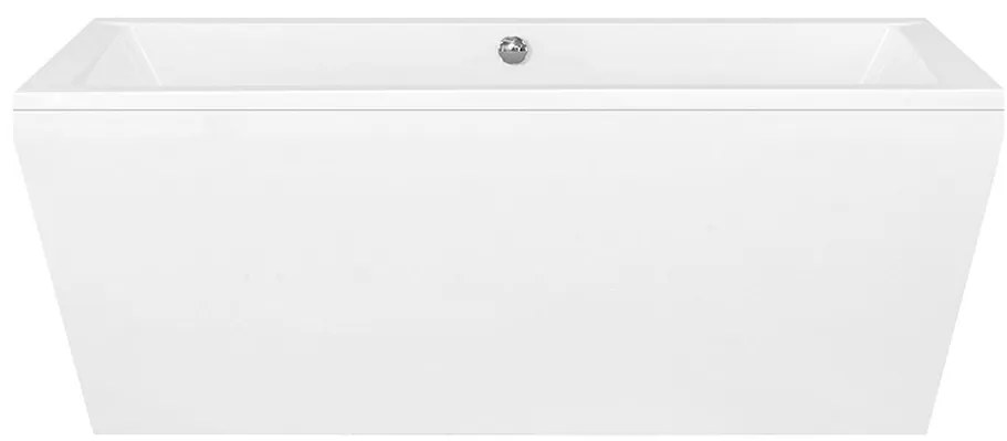Besco Volně stojící vana ze sanitárního kompozitu Vena CC/SP 170x75, s přepadem Rozměry (cm): 170x75, Typ a barva výpustě: Alcaplast Click-Clack se šterbinovým přepadem, černá mat