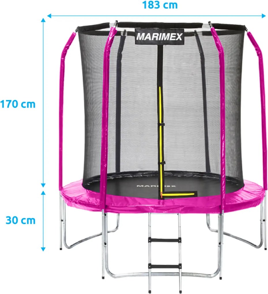 Marimex Standard 183 cm + vnitřní ochranná síť + žebřík