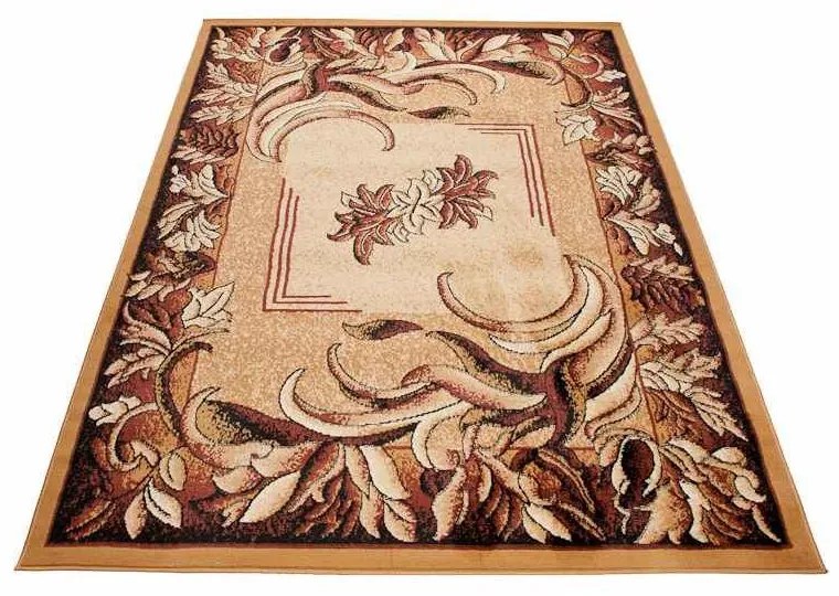 Kusový koberec PP Pugli hnědý 100x200cm