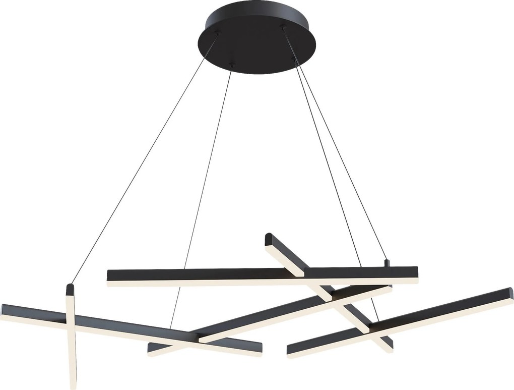 XXXLutz STROPNÍ ZÁVĚSNÉ SVÍTIDLO, 66/120/101 cm MAYTONI - Online Only svítidla - 004353000901