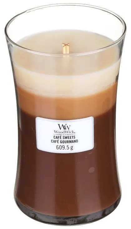 WoodWick Trilogy Café Sweets Svíčka váza velká, 609,5 g