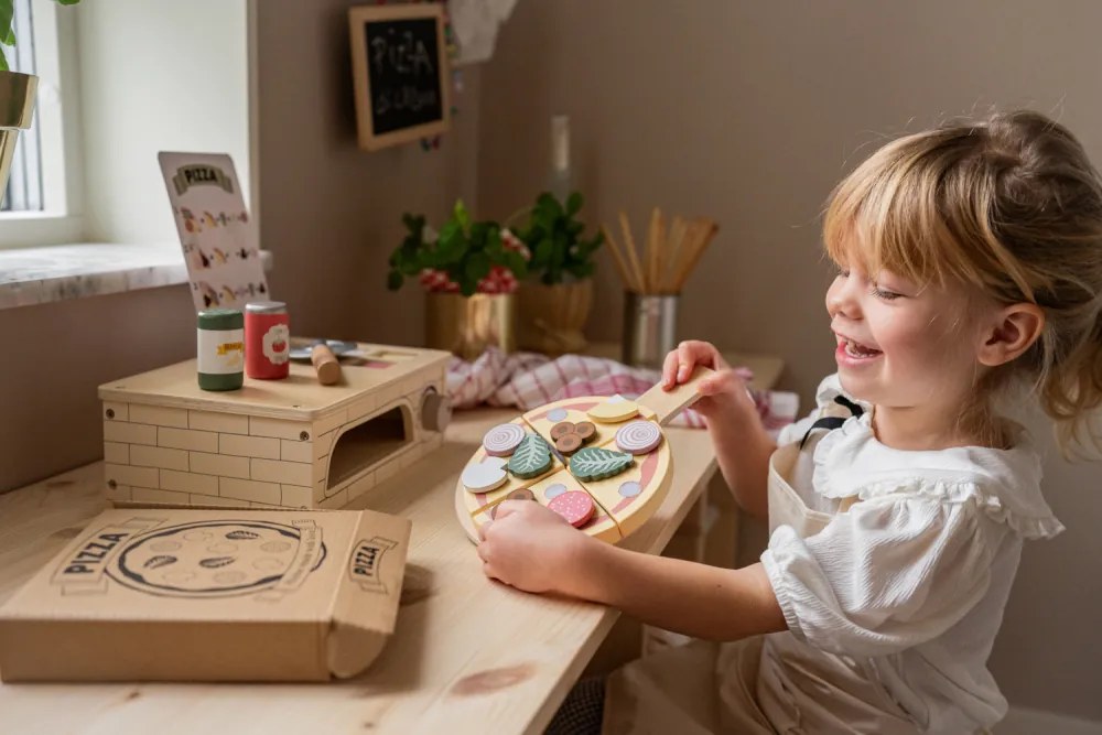 Dřevěná kamna na pizzu pro děti – Jabadabado