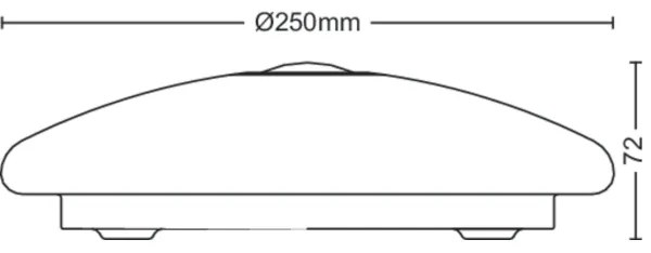 Philips - LED Stropní svítidlo se senzorem MAUVE LED/6W/230V 4000K