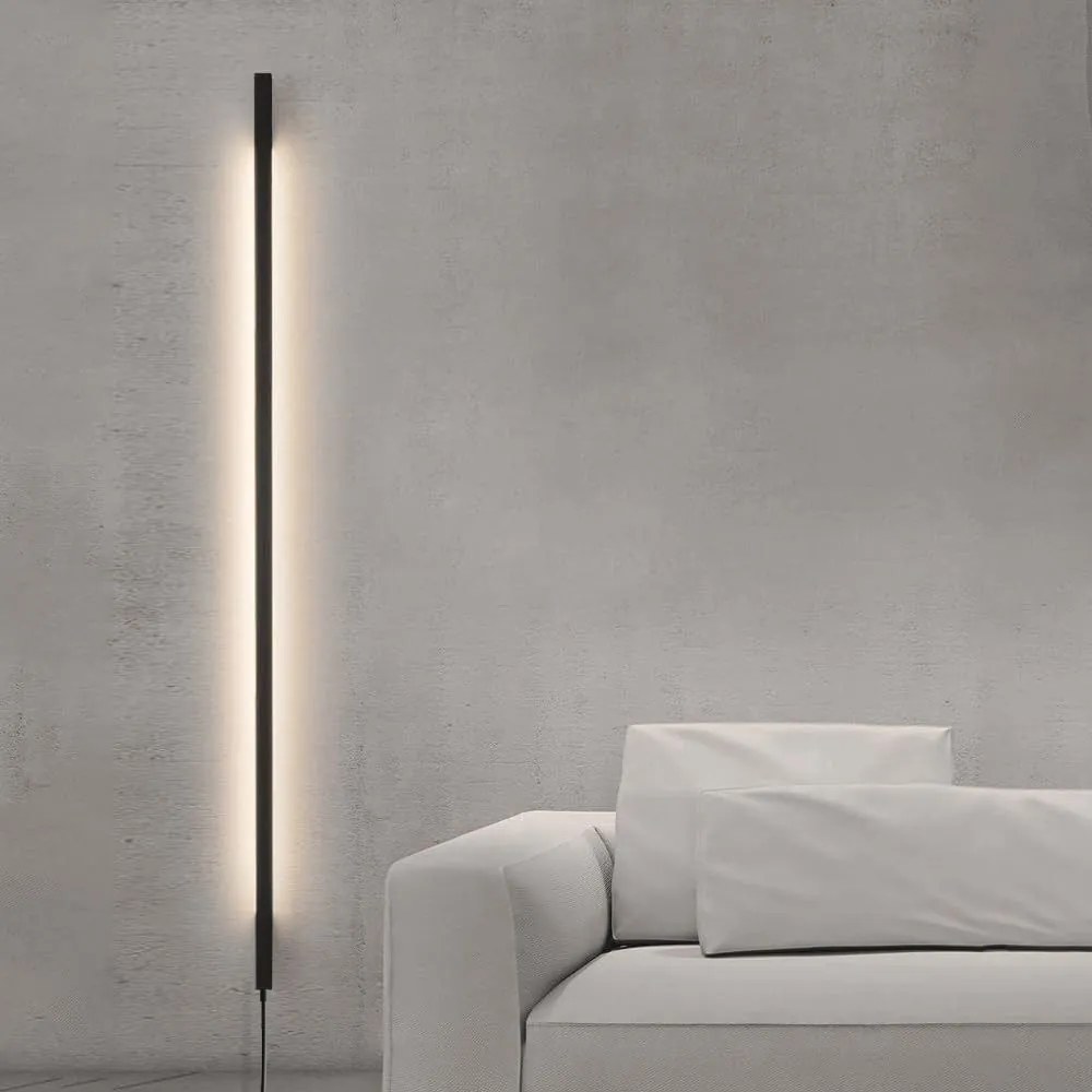 Toolight Toolight, LED nástěnné svítidlo 150cm, 20W, 3000K, LHJ066-W, černá matná, OSW-60034