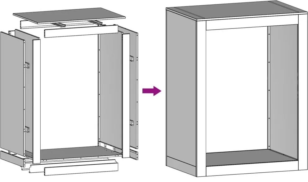 vidaXL Stojan na palivové dřevo antracitový 60 x 40 x 80 cm ocel [851000] Barva: Ocel/Zelený