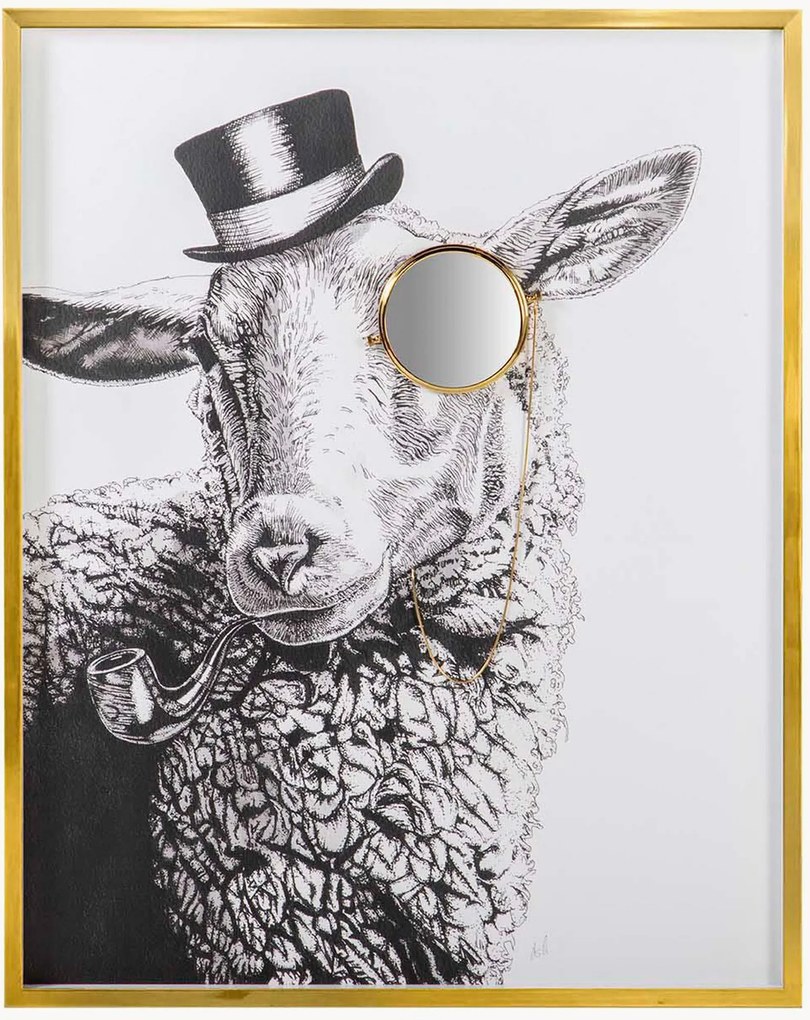 Zarámovaný tisk na plátně Sheep