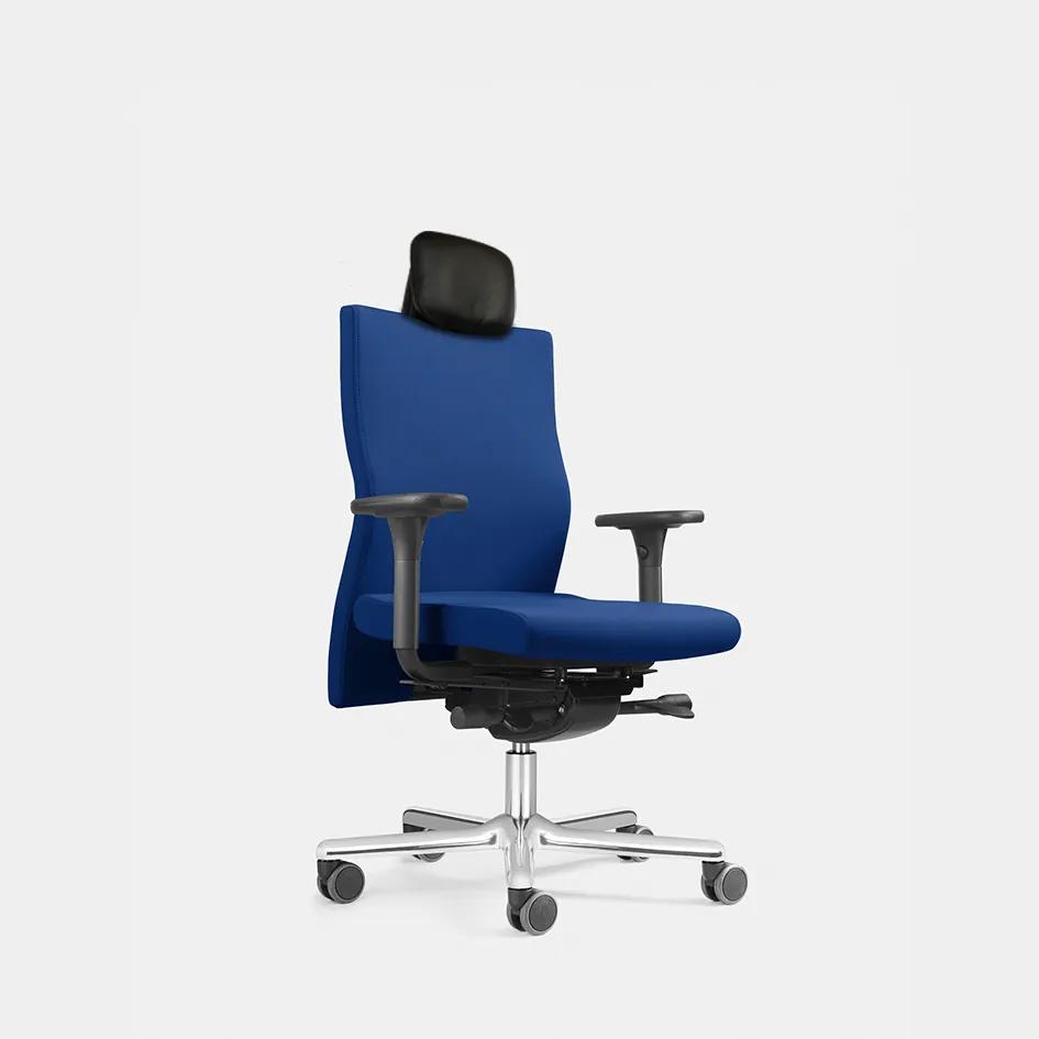 LÖFFLER Zdravotní balanční židle LEZGO LG 73 + MFK  s podhlavníkem Barva potahu: A37 modrá