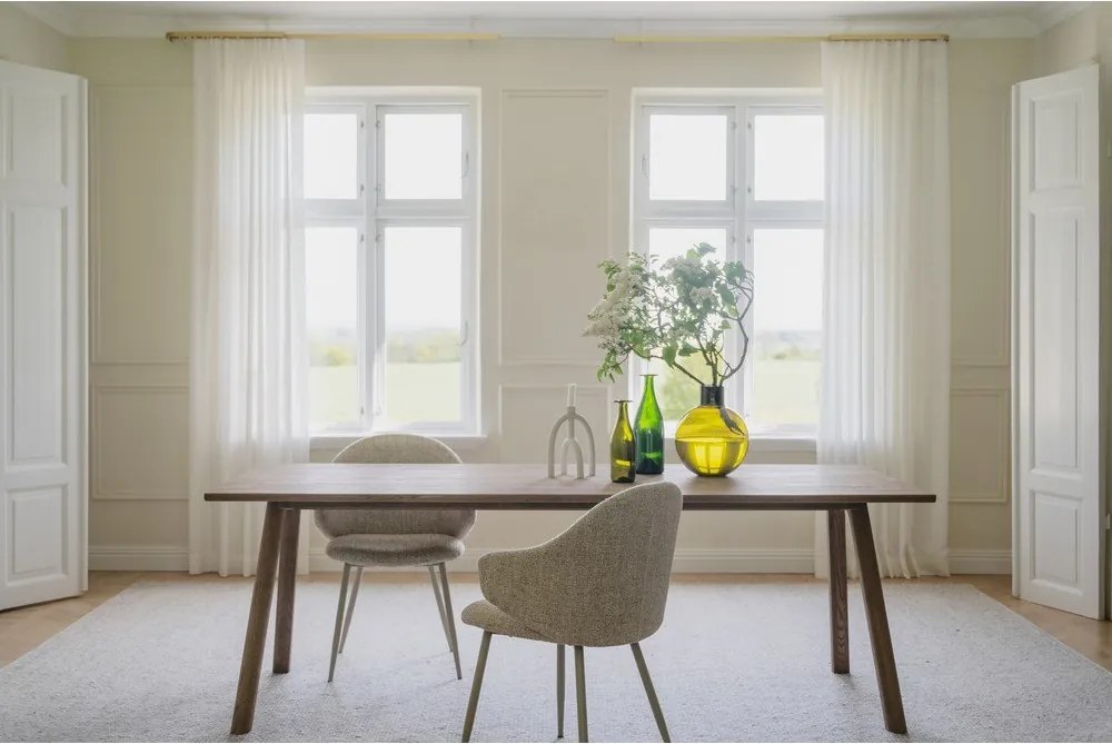 Rozkládací jídelní stůl z dubového dřeva 95x220 cm Clapperton – Rowico