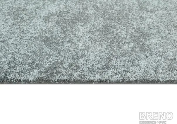 Breno Metrážový koberec MOODS 93 (Ecoluxe) šedý, šíře 300 cm, Šedá