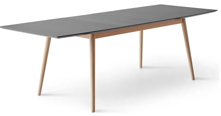 Rozkládací jídelní stůl v antracitovo-přírodní barvě 90x165 cm Meza – Hammel Furniture