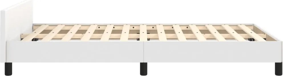 Rám postele bez matrace bílý 120x190 cm umělá kůže 3270549