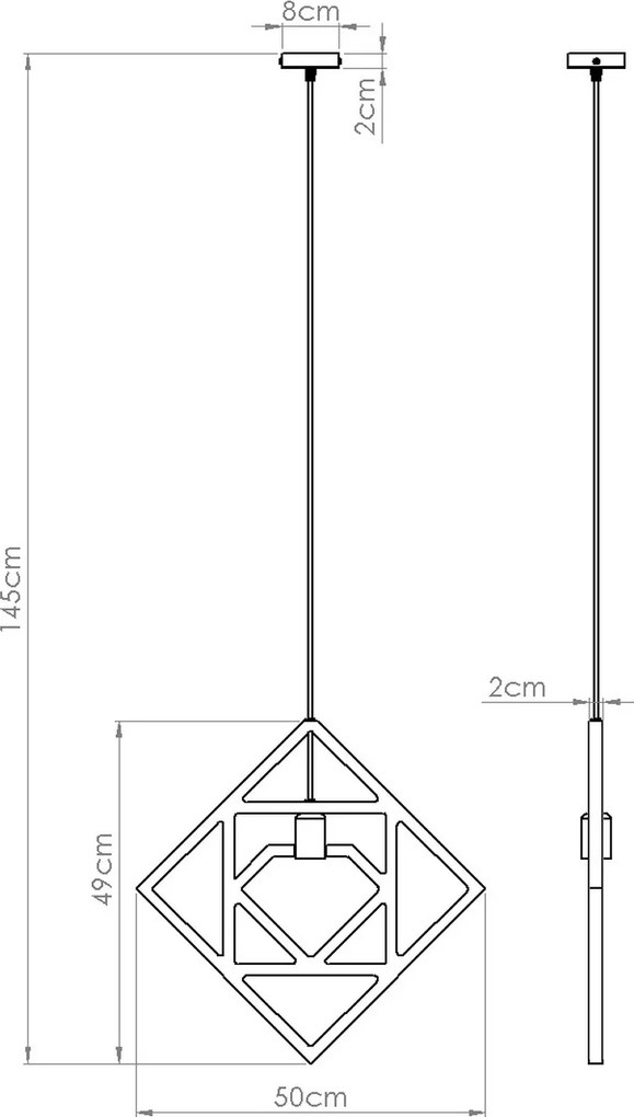 Sollux Lighting Závěsné svítidlo CARO