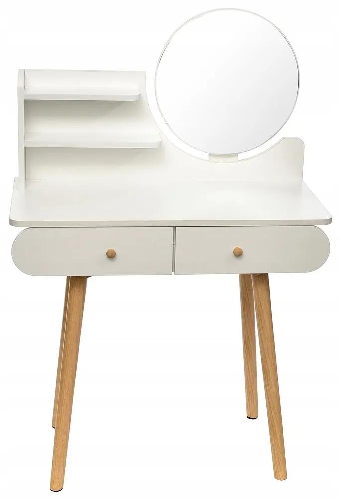 Supplies SCANDI KIDS toaletní stolek se zrcadlem 80x120 - bílý