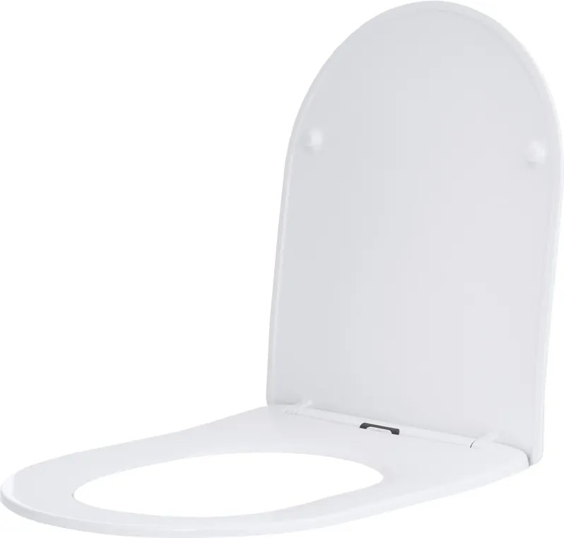 Gamma Magro, toaletní WC sedátko 438x361mm z duroplastu s pomalým zavíráním, bílá, GMA-MAGRO