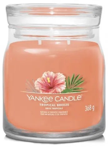 Aromatická svíčka, Yankee Candle Signature Tropical Breeze, hoření až 50 hod