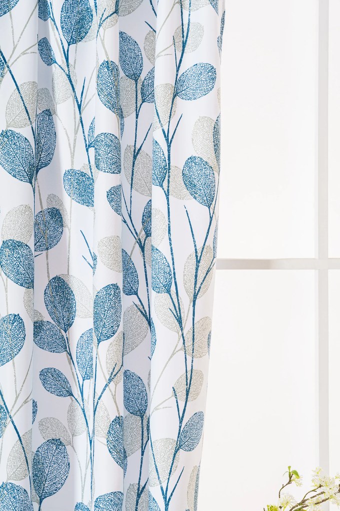 Designový závěs VIENTE 140x270 cm, vzorovaný Zavěšení: Řasící páska