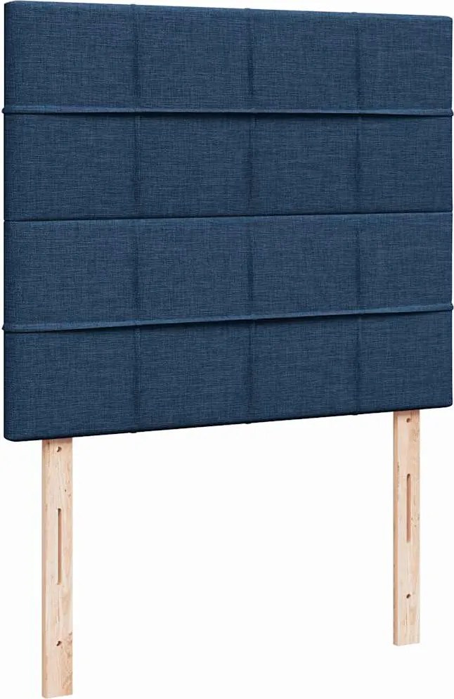 Box spring postel s matrací černá 120x190 cm textil 3292001