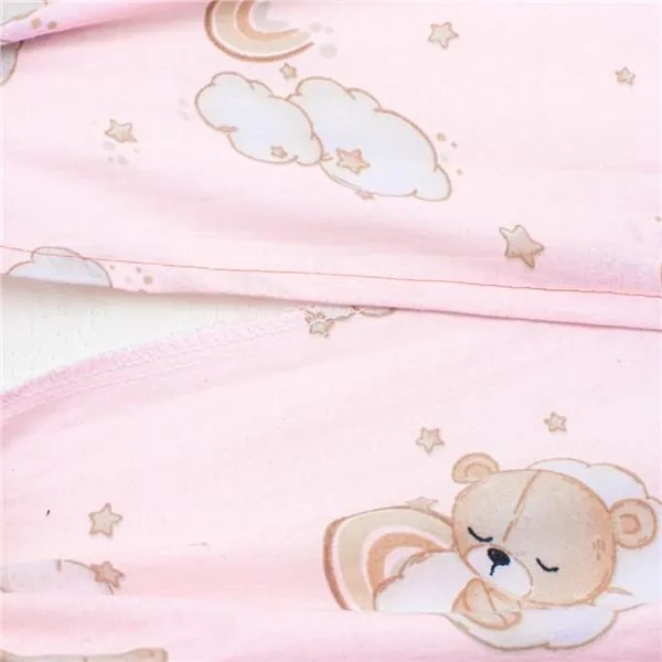 Potah na kojenecký polštář-klin New Baby BASIC 30x37 cm pink