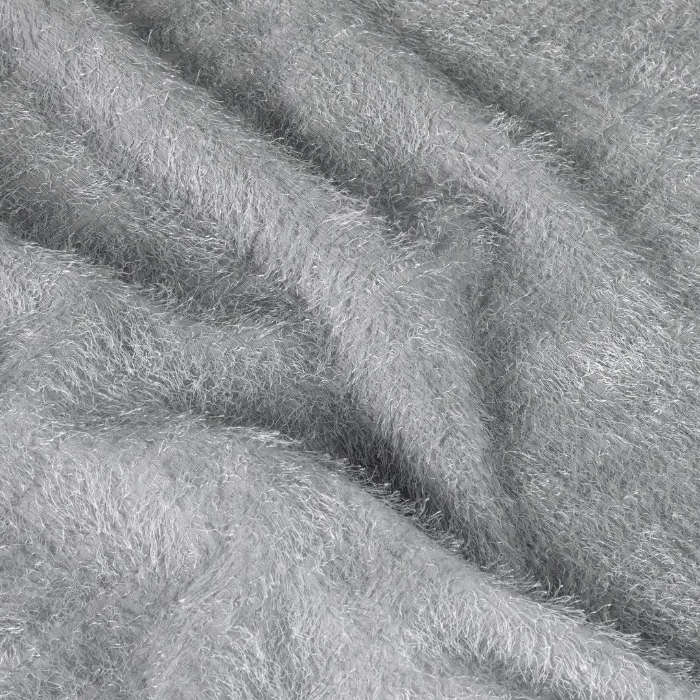 ZÁVĚS NA PÁSCE AGIS 140X270 CM STŘÍBRNÁ