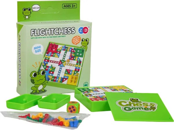 Společenská hra LUDO MINI Žába zelená