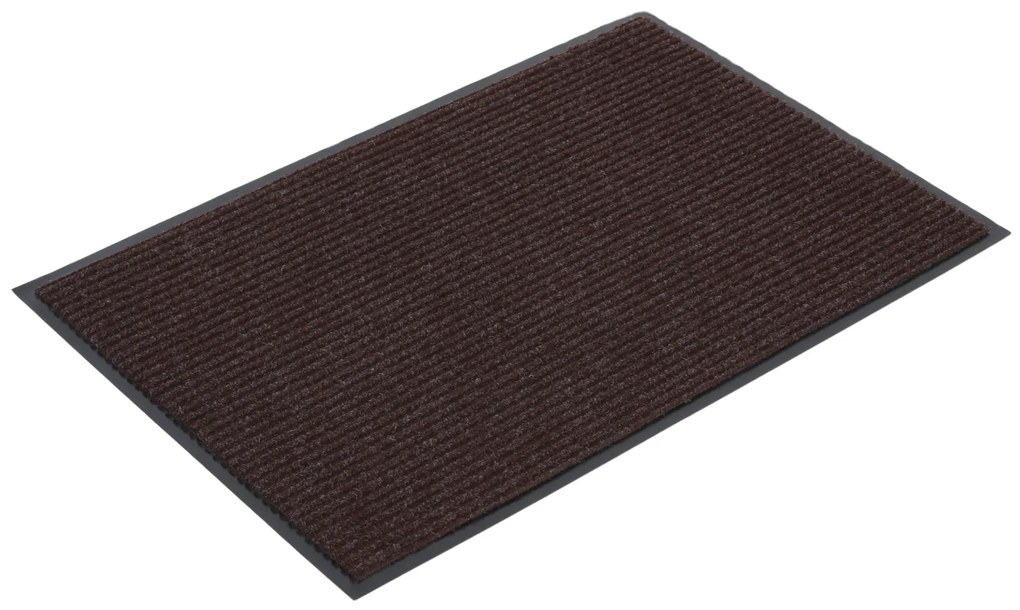 Odolná vstupní kobercová rohož s PVC, 90 x 150 cm, hnědá