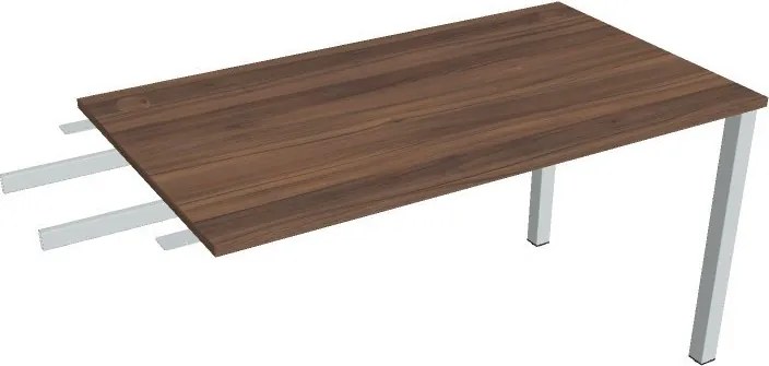 Hobis Kancelářský stůl řetězící do úhlu Hobis US 1400 RU, deskaakát, bílá RAL 9016