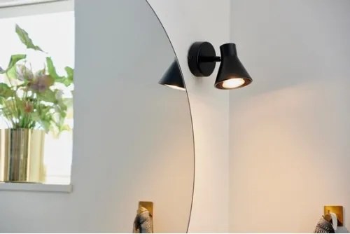 Nástěnné svítidlo NORDLUX Eik GU10 1x35W černá 45761003