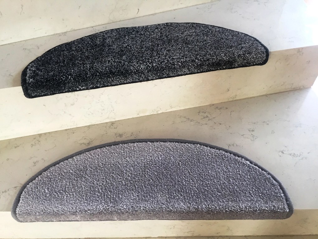 Vopi Nášlapy na schody Apollo Soft béžový půlkruh - 28x65 půlkruh (rozměr včetně ohybu)