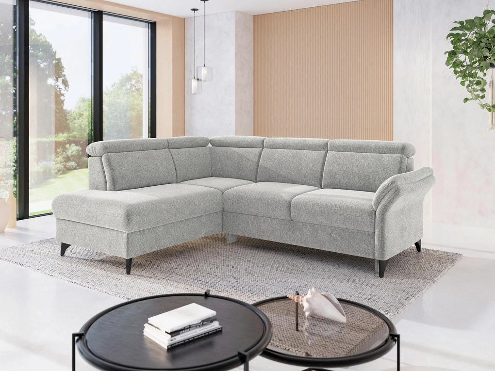 XXXLutz ROHOVÁ SEDAČKA, textil, světle šedá Sit & More - Sedací soupravy - 00014402583V