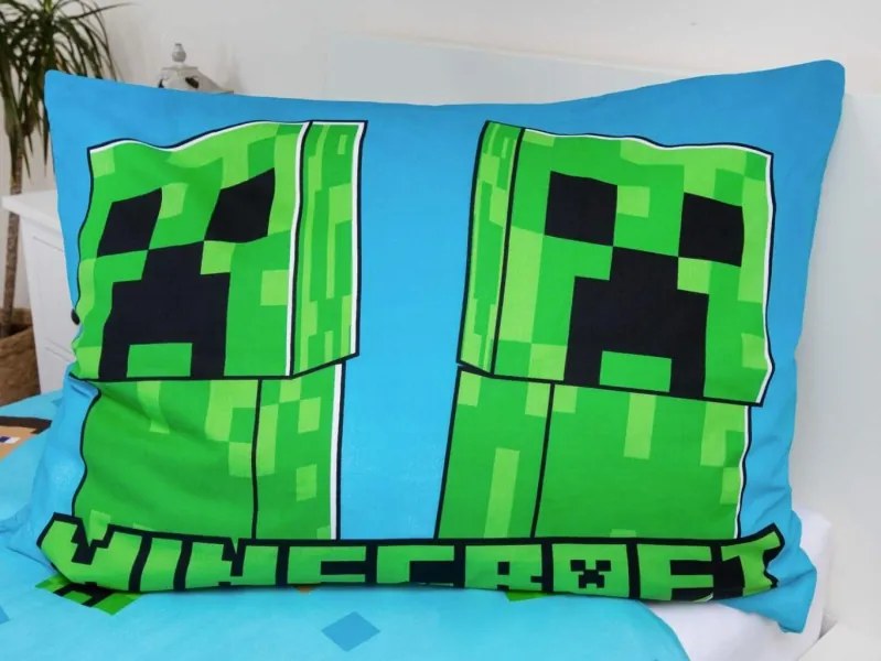 Jerry Fabrics Povlečení Minecraft Jungle Fight svítící efekt 140x200, 70x90 cm