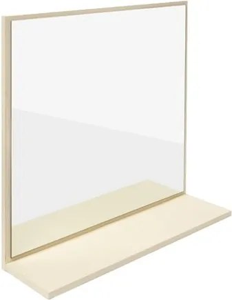 Zrcadlo s poličkou Ceramia Easy 60x61,5 cm jasmín EASYZRCJ