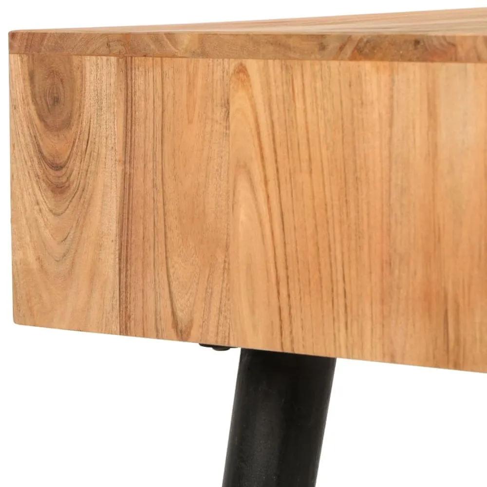 Petromila Psací stůl z masivního akáciového dřeva 118 x 45 x 76 cm