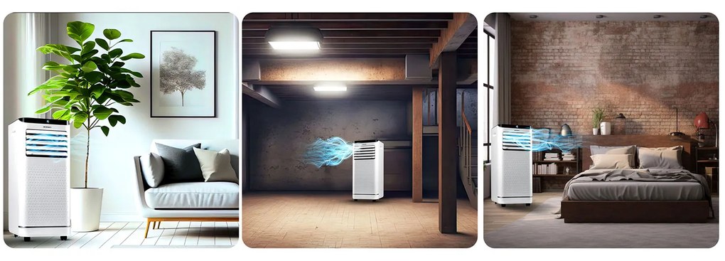 Přenosná klimatizace Berdsen BD-583 s výkonem 9000 BTU pro efektivní chlazení