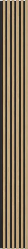 Mexen Lam-B, akustické stěnové lamely 275 × 30 cm, HDF deska 4 mm, technická dýha, dub zlatavý, 275307-3015-003