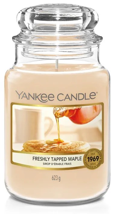 VONNÁ SVÍČKA YANKEE CANDLE FRESHLY TAPPED MAPLE 623 g