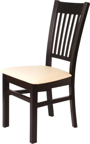 Dřevěná buková jídelní židle BRADOP ANETA – čalouněný sedák, na míru