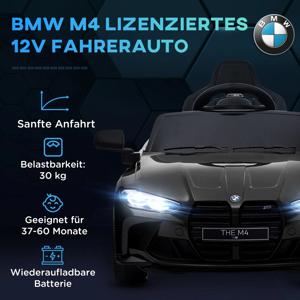 AIYAPLAY dětské elektrické auto s dálkovým ovládáním BMW M4